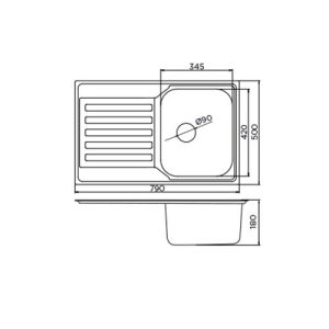 METALAC Sudopera Nera P F90 1D 187958 | Ivan i tim